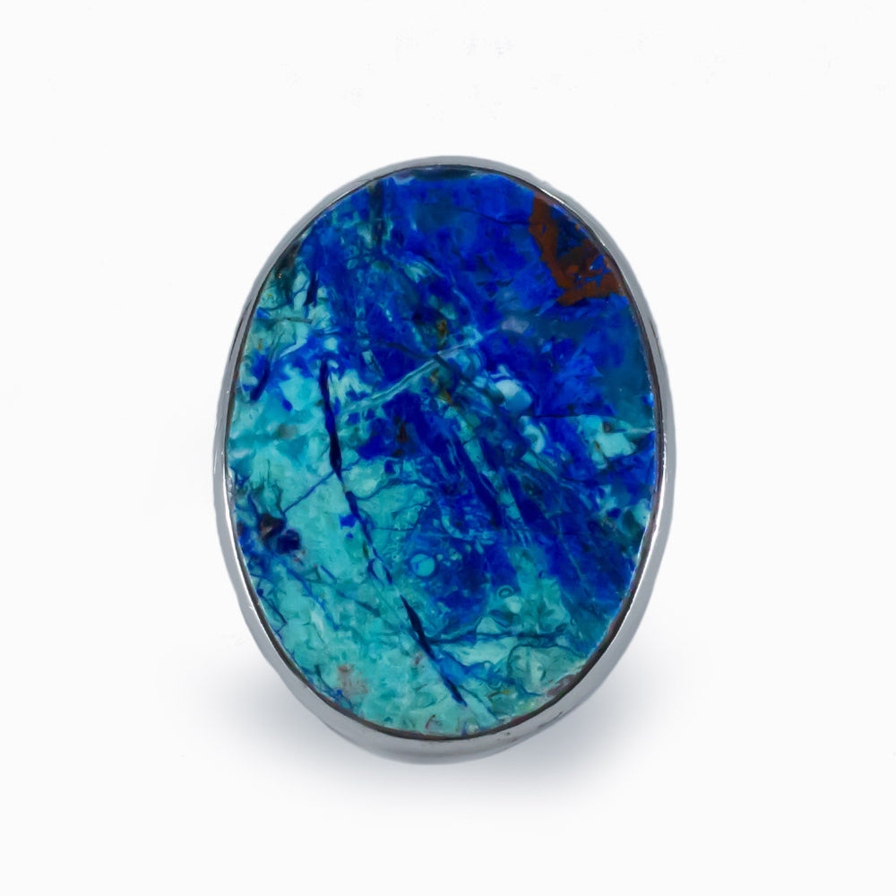 Azurite Turquoise Ring | Made In Earth US