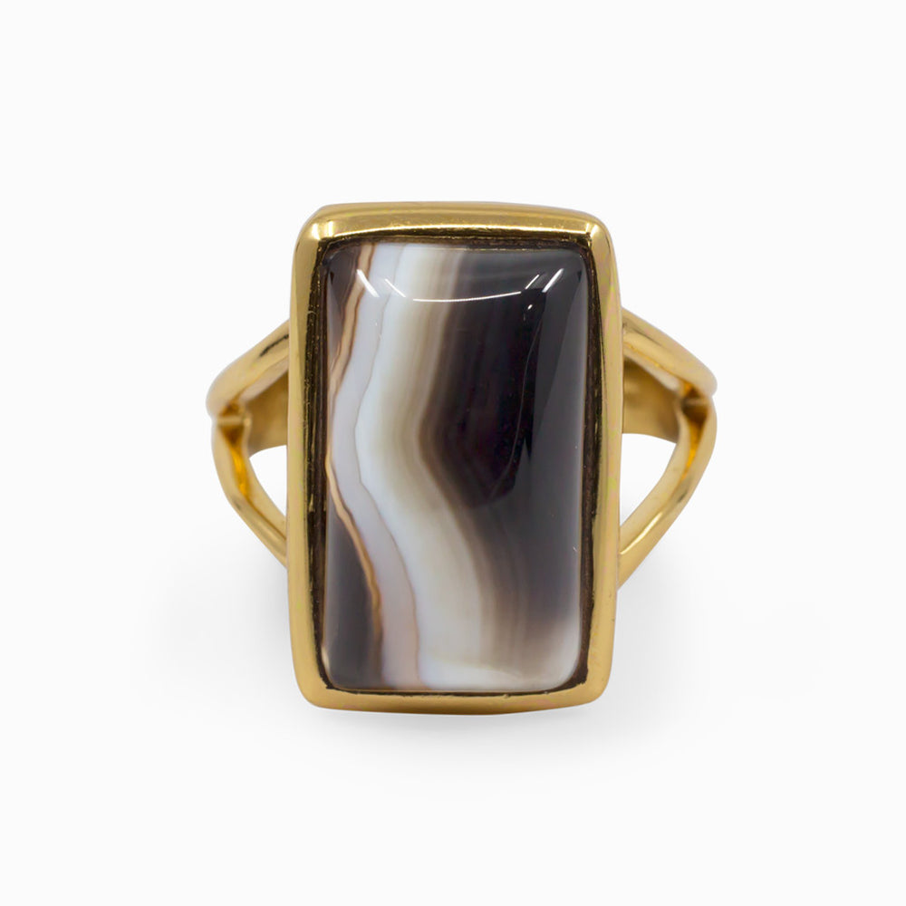 Banded Agate Ring | Made In Earth US